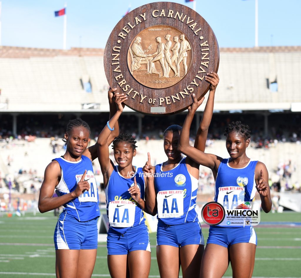 Hydel girls send big ups back home #PennRelays - Trackalerts.com, track ...