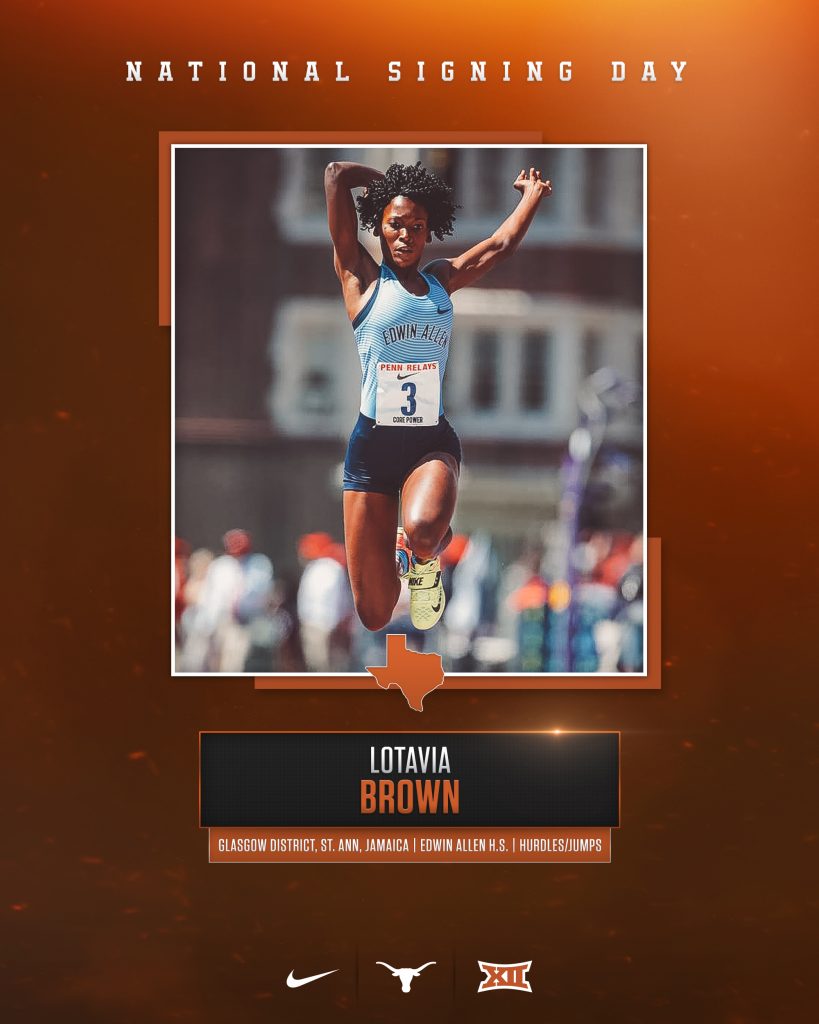 Brown set to join Kevona Davis at Texas Longhorns - Trackalerts.com ...