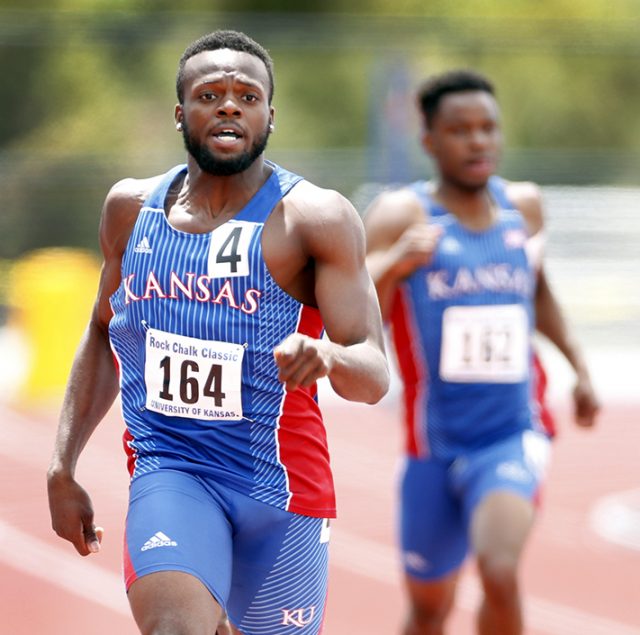 Ivan Henry wins men's 60m dash at Jayhawk Classic
