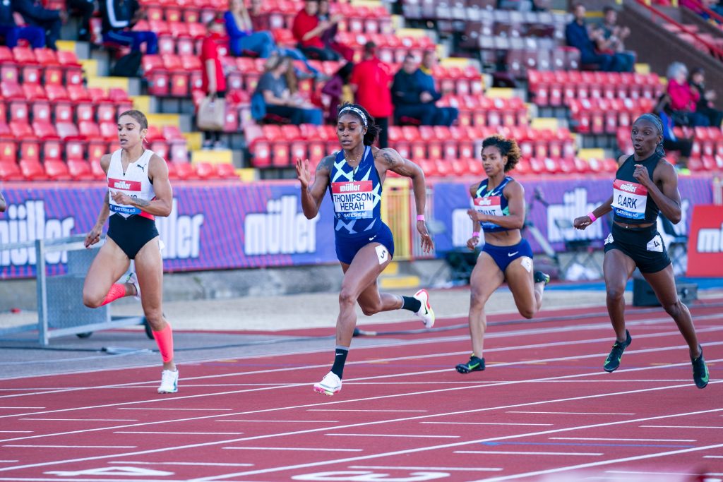 Thompson-Herah, Levy, McPherson win at Gateshead Diamond League ...