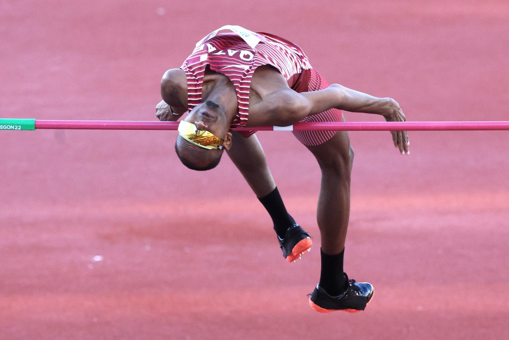 Mutaz Essa Barshim takes 3rd straight high jump title - Oregon22 ...