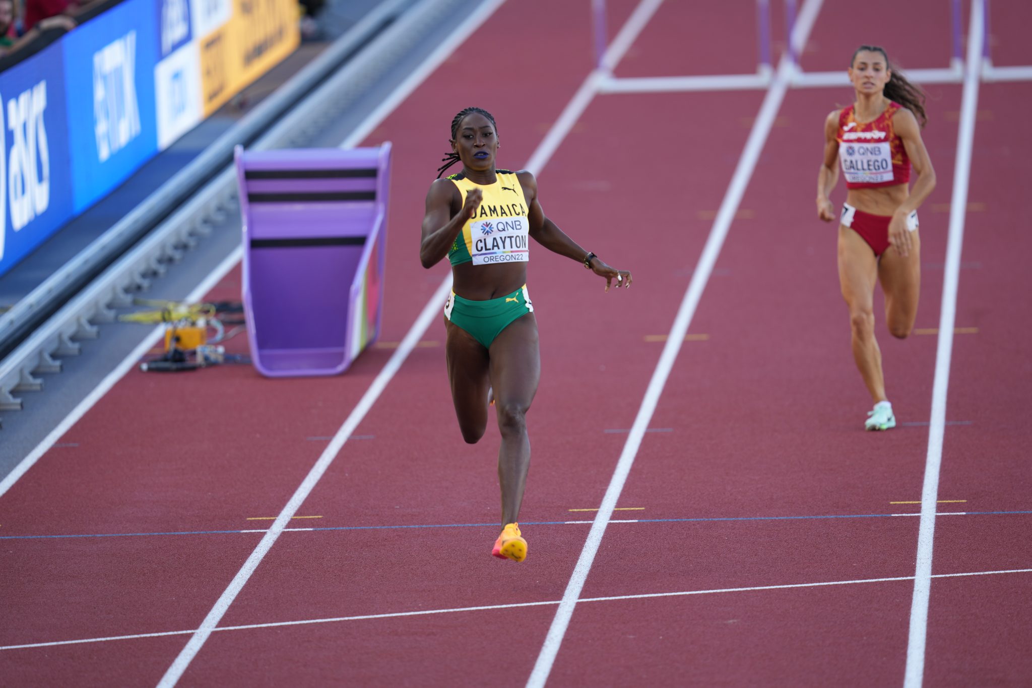 Candice McLeod leads Jamaicans in 400M Final- Oregon22 - Trackalerts ...