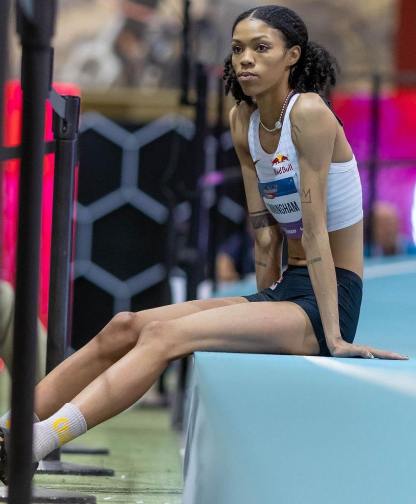 Vashti Cunningham equals world lead in women's high jump at 63rd MtSAC ...